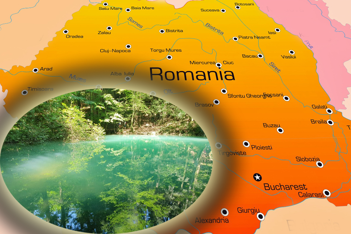 Lacul unic în România, cu ape în nuanțe ireale. Turiștii se înghesuie ...