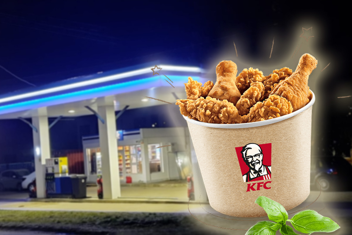 Românii vor putea mânca KFC și la benzinărie. Afacerea va costa 400.000 ...