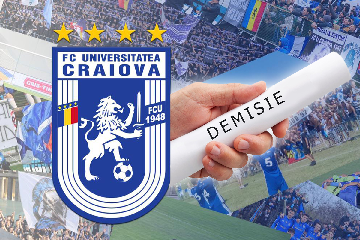 O nouă "performanță" la FC U Craiova. Și-au dat antrenorul afară la 18 ...