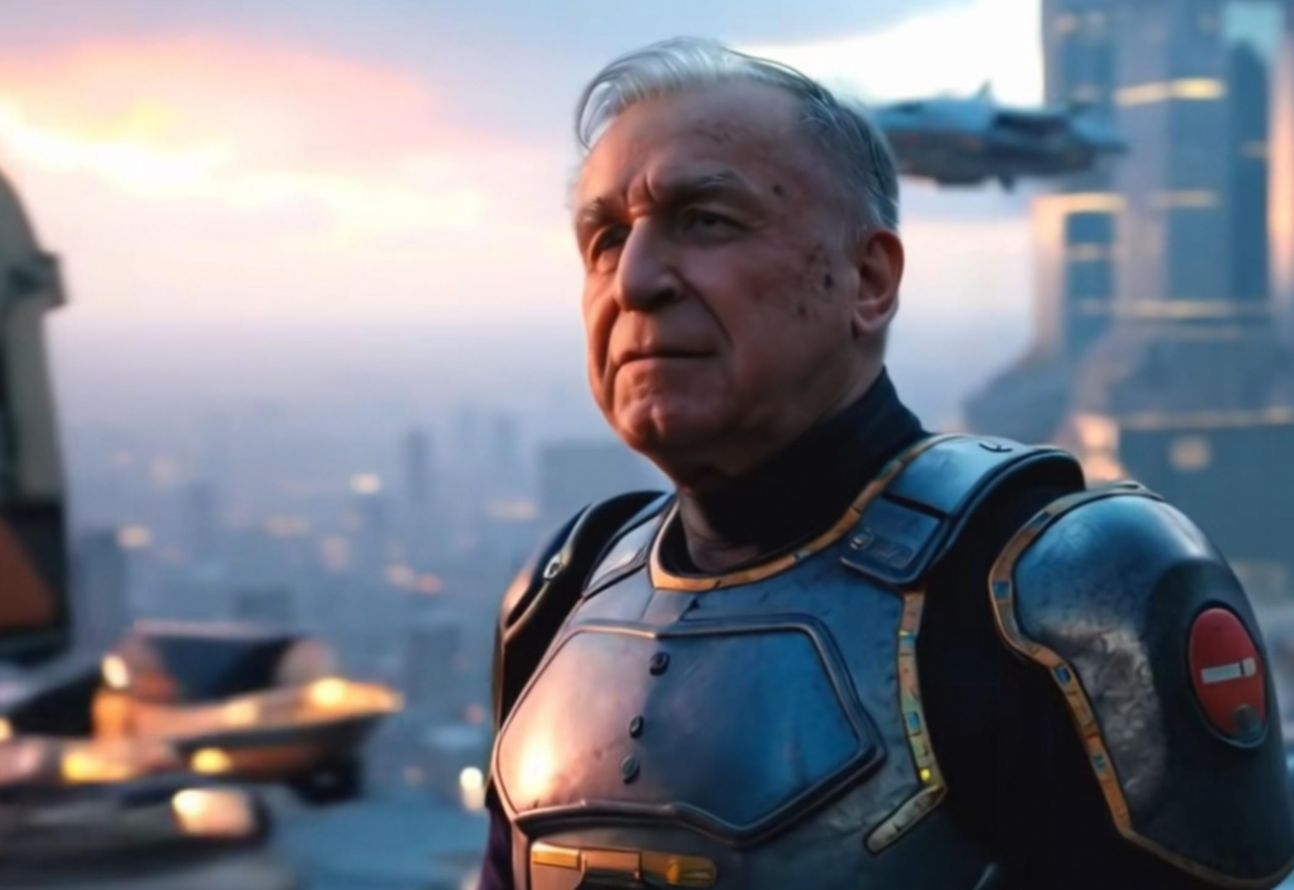 Un filmuleț deepfake îl arată pe Ion Iliescu trăind în anul 2099, deși ...